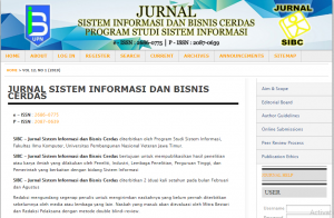 JURNAL SIBC | Sistem Informasi