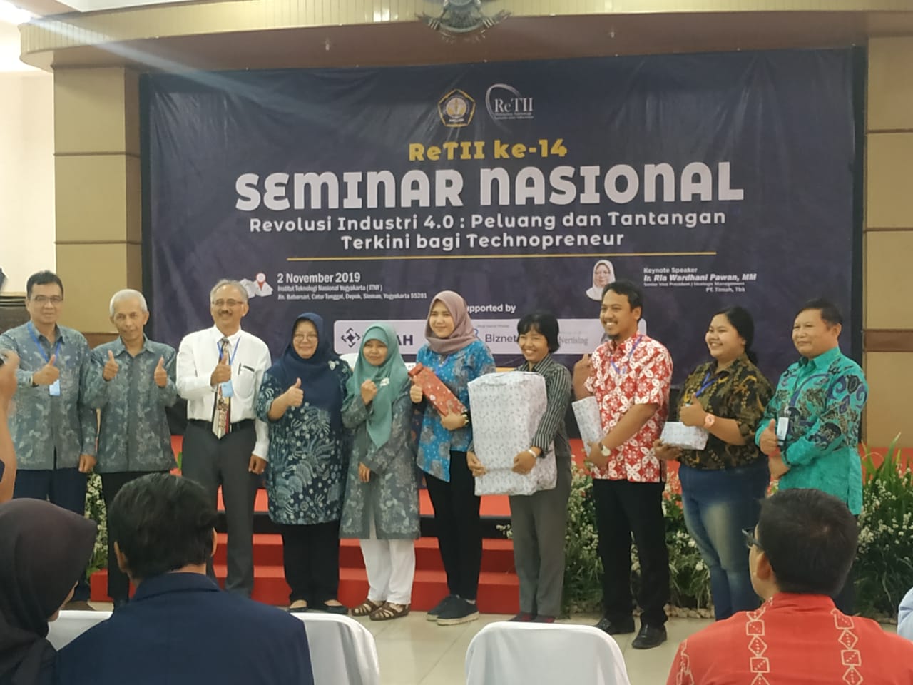 Dosen SI sabet Best Paper di Seminar Nasional ReTII-14 | Sistem Informasi