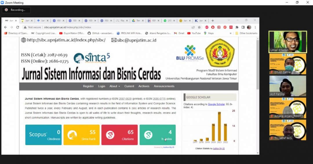 Selamat, SIBC terindeks SINTA 5 | Sistem Informasi